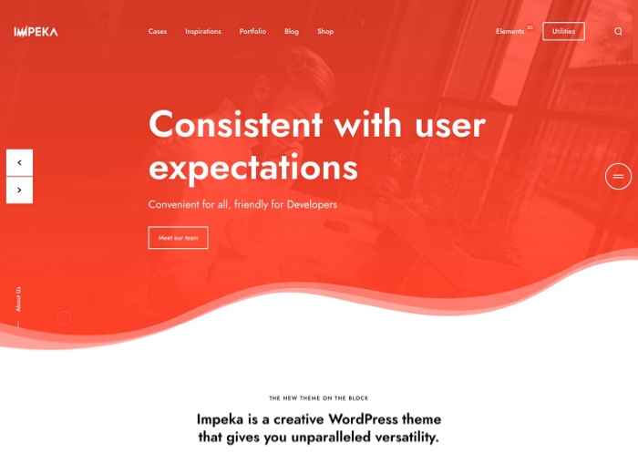 Impeka Premium Multipurpose WordPress theme - A supreme piece of art by Greatives