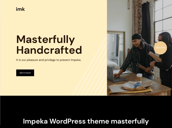 Impeka Premium Multipurpose WordPress theme - A supreme piece of art by Greatives